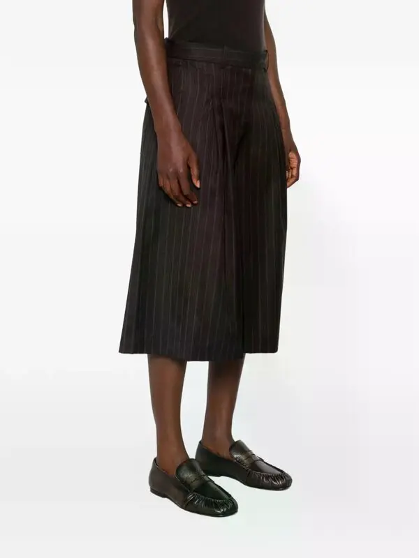 PSOPHIA Pinstripe Pleated Shorts