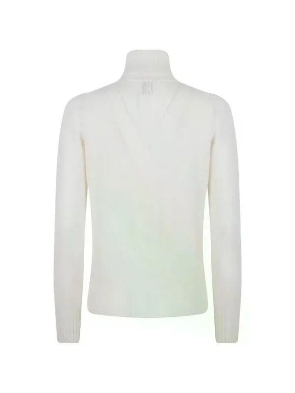ALLUDE Roll-neck Ribbed-trim Sweater