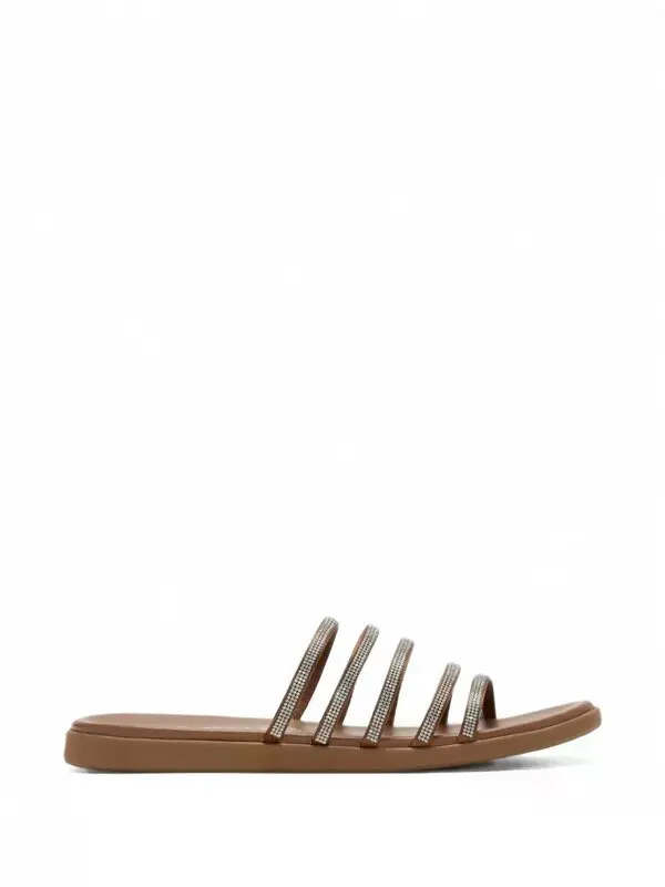 PEDRO GARCIA Prudie Crystal-embellished Flat Sandals