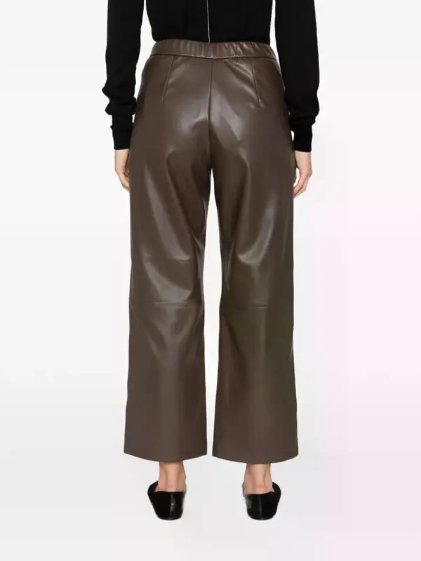 Max Mara Elasticated-waistband Cropped Trousers