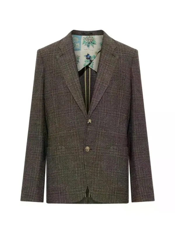 Paul Smith Check Wool Patch-pocket Buggy-lined Blazer