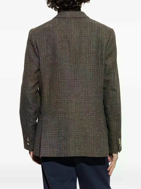 Paul Smith Check Wool Patch-pocket Buggy-lined Blazer