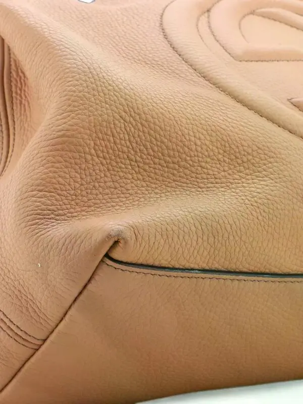 Gucci Soho Chain Strap Leather Medium Shoulder Bag - Neutrals