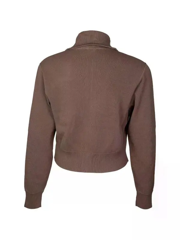 AUTRY Stripe-detail Logo-embroidered Jacket