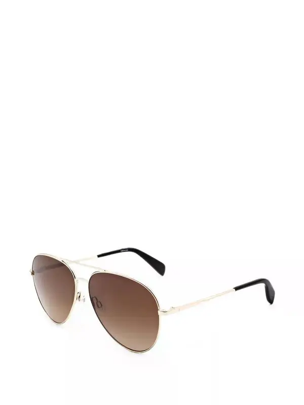 Rag & Bone Pilot-frame Sunglasses - Gold