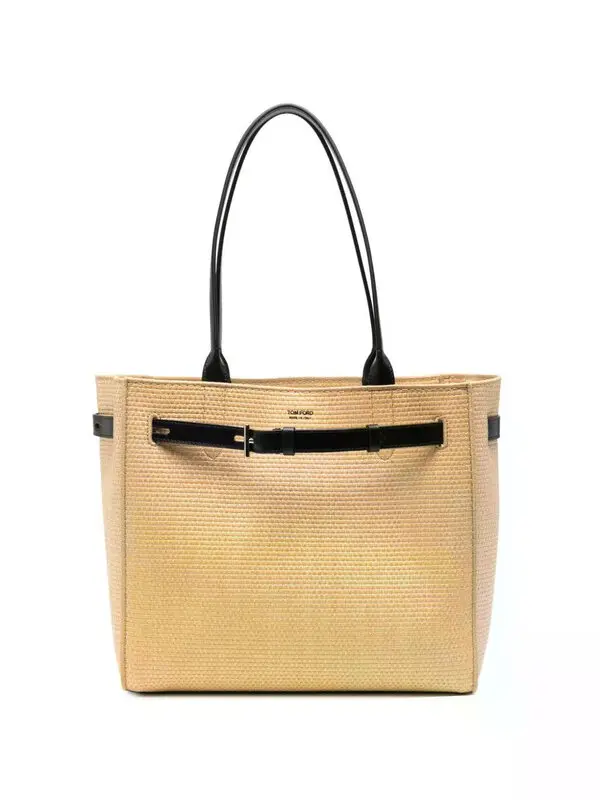 TOM FORD Woven Tote Bag - Neutrals