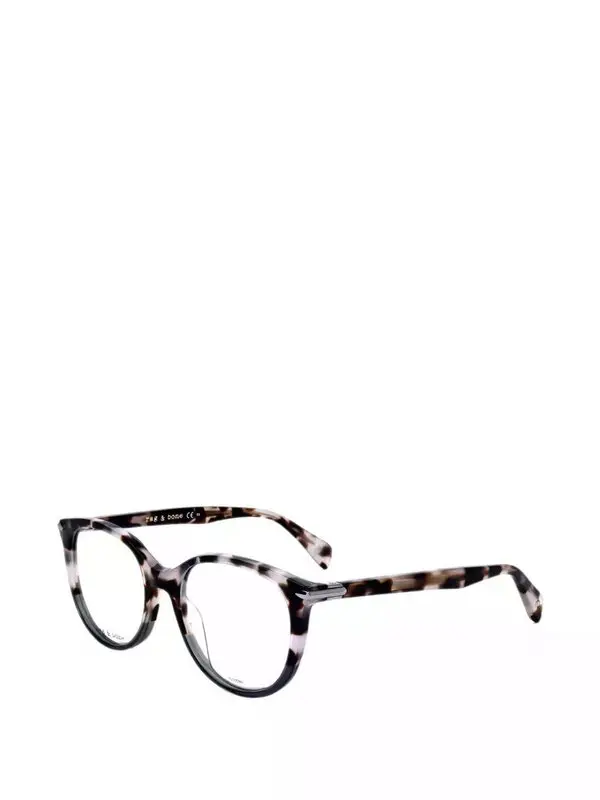 Rag & Bone Tortoiseshell-effect Round-frame Glasses