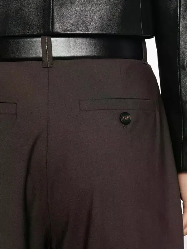 Brunello Cucinelli Pleated Wide-leg Trousers