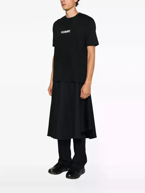 Comme Des Garçons Logo-print T-shirt - Black