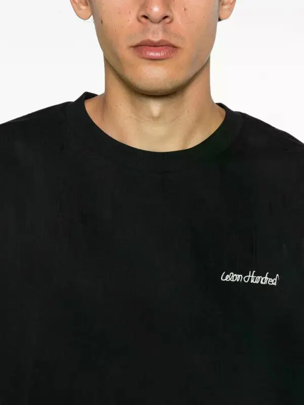 WON HUNDRED Logo-embroidered Long-sleeve T-shirt