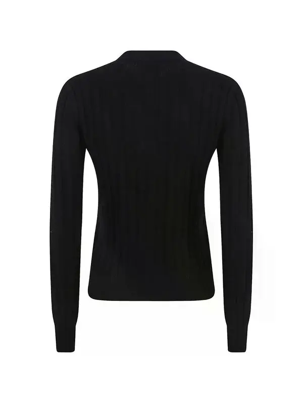 BARRIE Ribbed-knit Cardigan