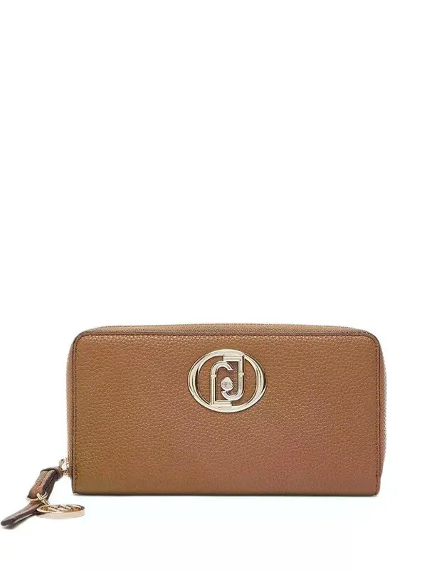 Liu Jo Logo-plaque Pebbled Wallet