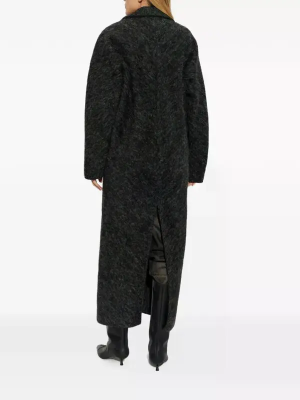 DIESEL® Brushed-effect Coat - Grey