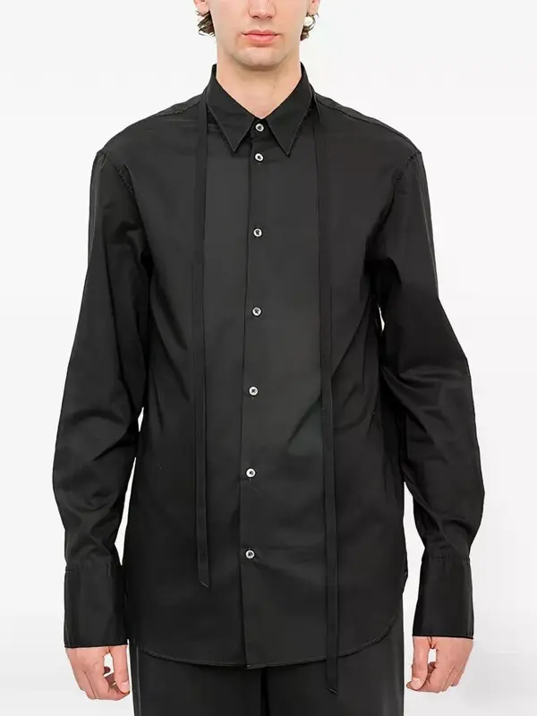 ANN DEMEULEMEESTER Elgar Ribbon-detail Shirt
