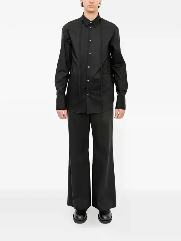 ANN DEMEULEMEESTER Elgar Ribbon-detail Shirt
