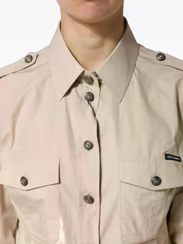 Dolce & Gabbana Button-up Epaulette Shirt