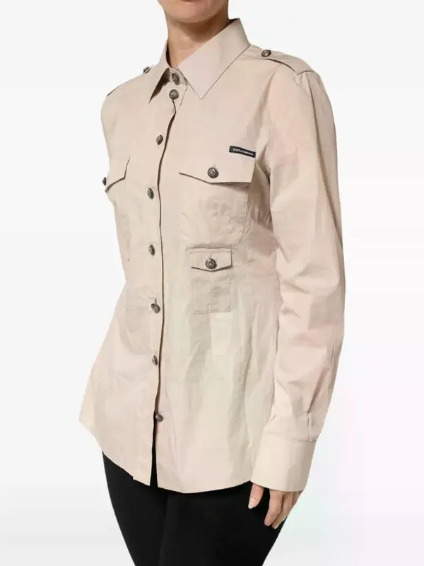 Dolce & Gabbana Button-up Epaulette Shirt