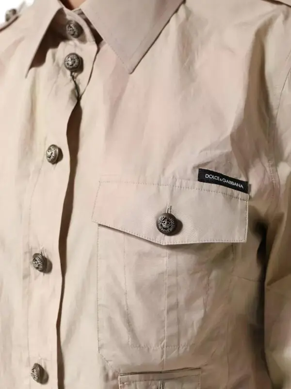 Dolce & Gabbana Button-up Epaulette Shirt