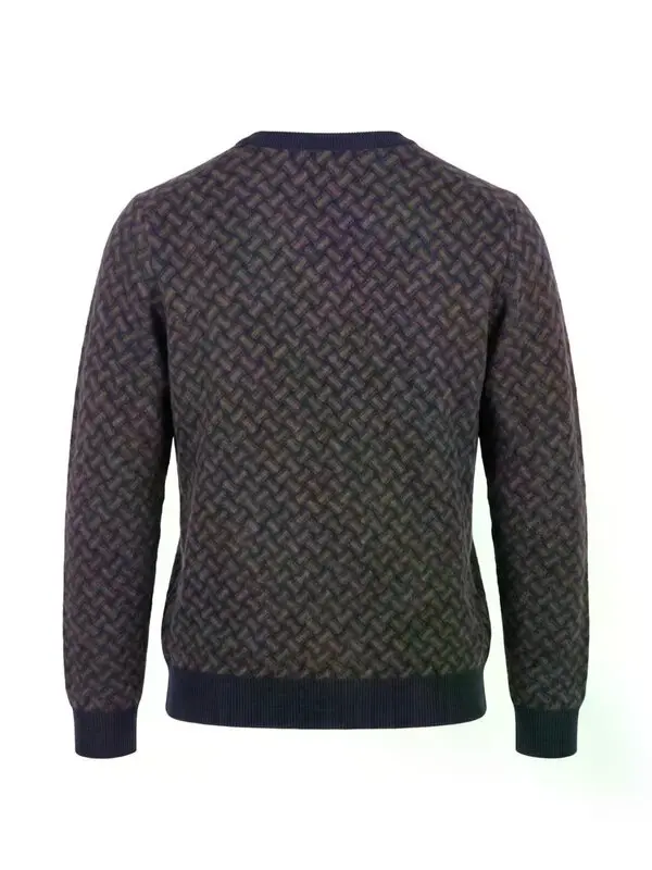 DRUMOHR Geometric-pattern Cashmere Sweater