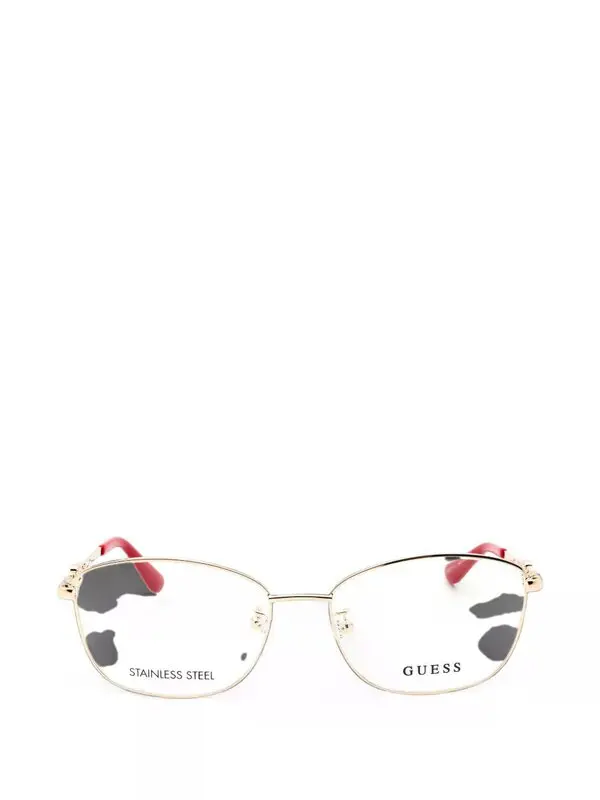 Guess Square-frame Glasses - Gold