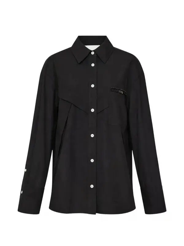 3.1 Phillip Lim Sequin-embellished Poplin Shirt