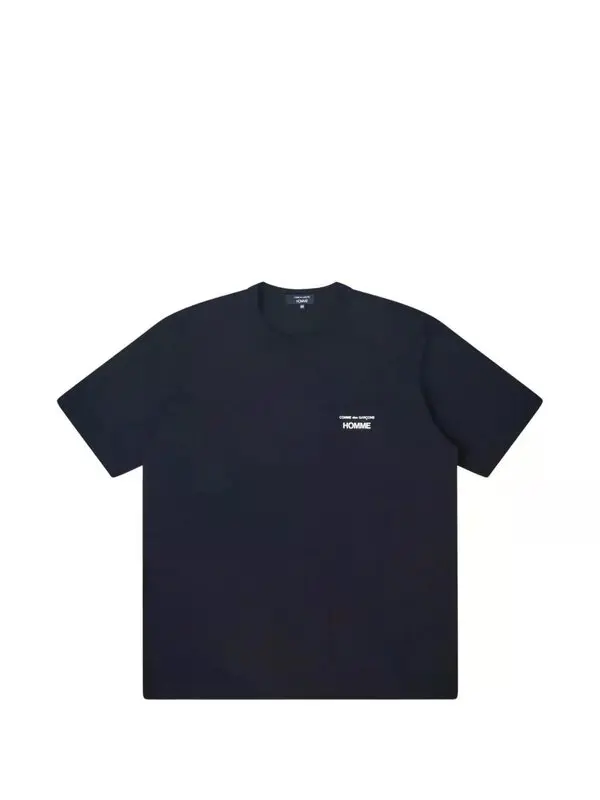 Comme Des Garçons Logo-print Cotton T-shirt - Black