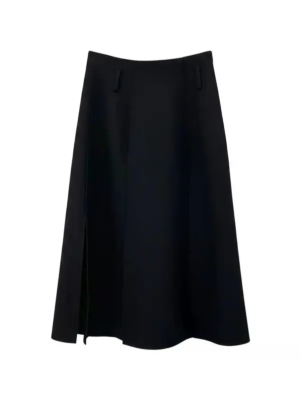 RUNDHOLZ BLACK LABEL Panelled Side-slit Midi Skirt