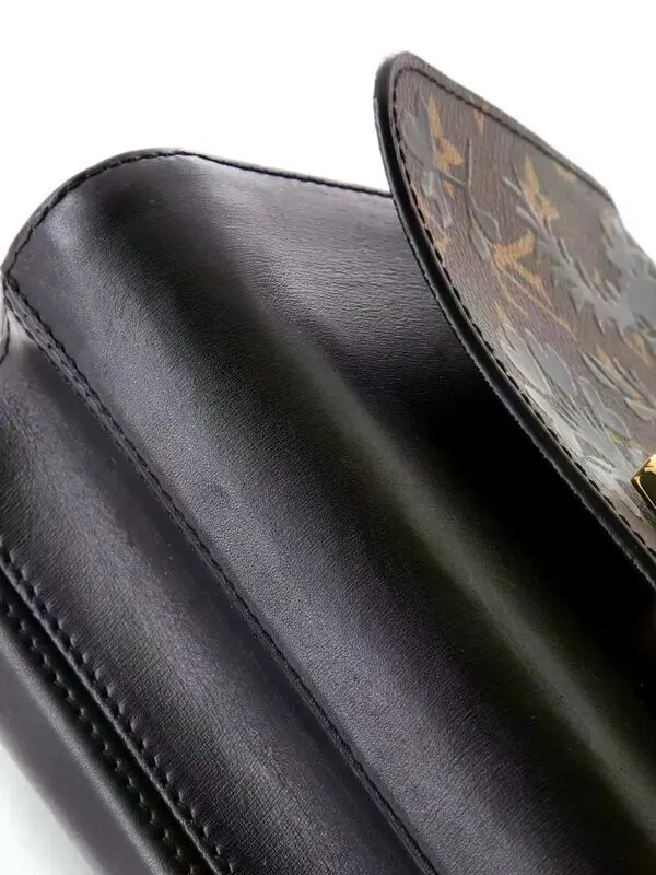 LOUIS VUITTON Twist Handbag Limited Edition Blossom Monogram Canvas Mm Shoulder Bag - Brown