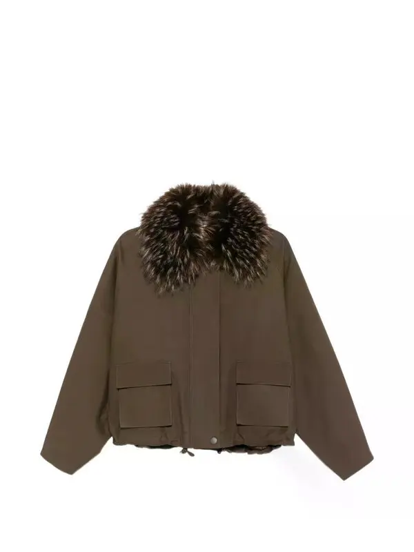 VALENTINI 1972 Faux-fur-trim Drawstring Jacket