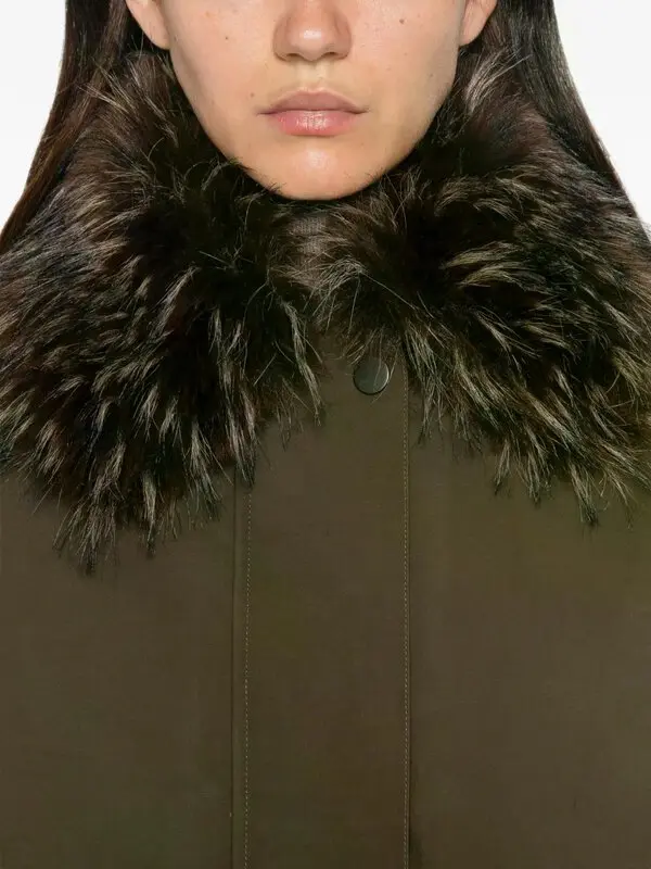 VALENTINI 1972 Faux-fur-trim Drawstring Jacket