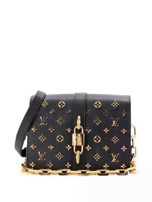 LOUIS VUITTON Rendez-vous Monogram Metal Calfskin Shoulder Bag