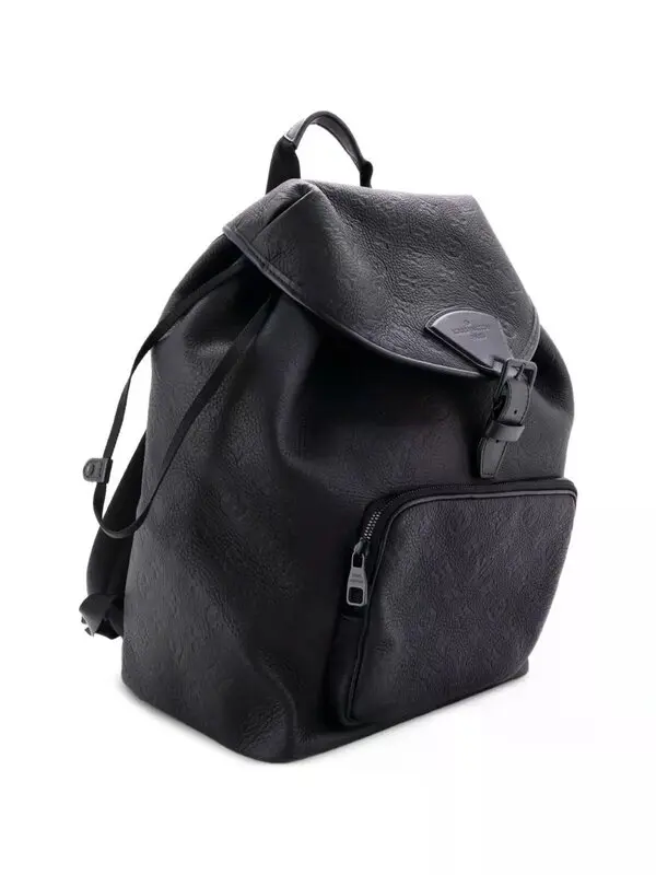 LOUIS VUITTON Montsouris Nnm Monogram Taurillon Leather Backpack