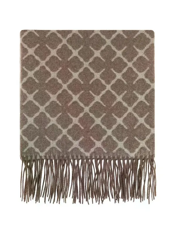 BY MALENE BIRGER Ortega Fringed-edge Scarf - Brown