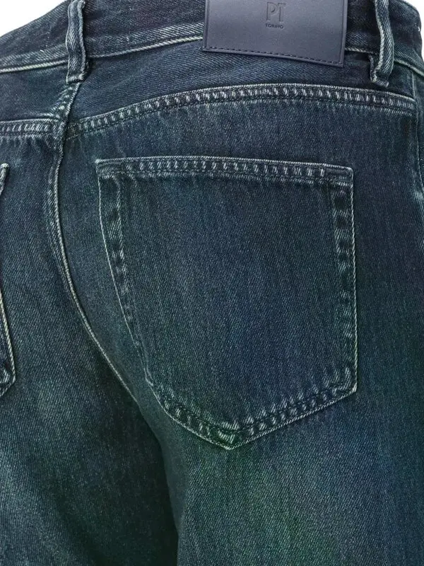 PT TORINO Reggae Pressed-crease Faded Jeans