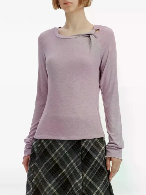B+AB Knot-detail Long-sleeve T-shirt
