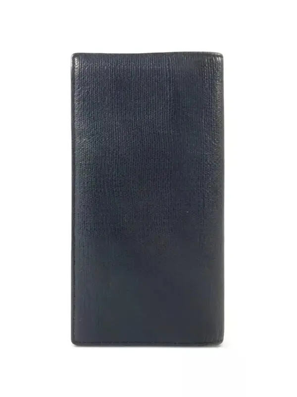 Saint Laurent Embossed-y Long Wallet - Blue