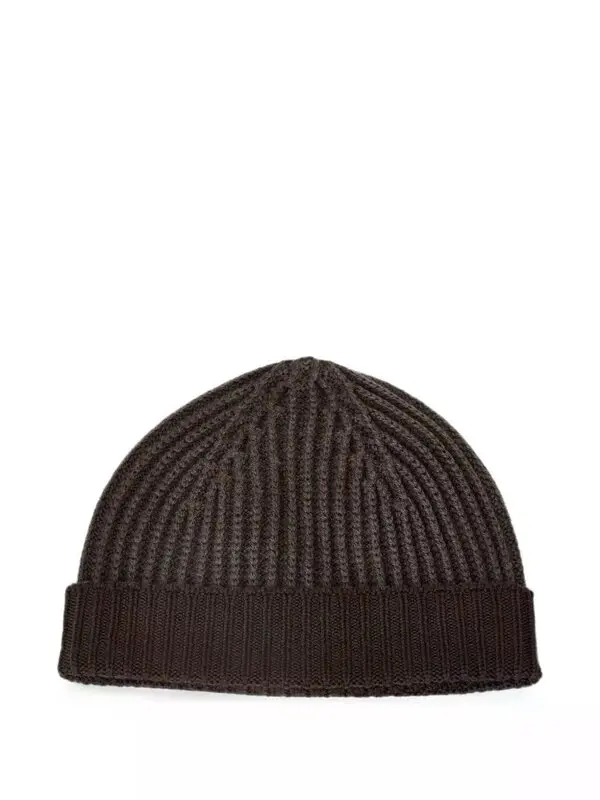 04651 / A TRIP IN A BAG Foggy Ribbed Beanie Hat