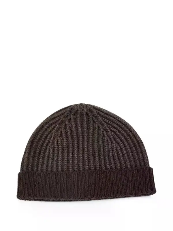 04651 / A TRIP IN A BAG Foggy Ribbed Beanie Hat