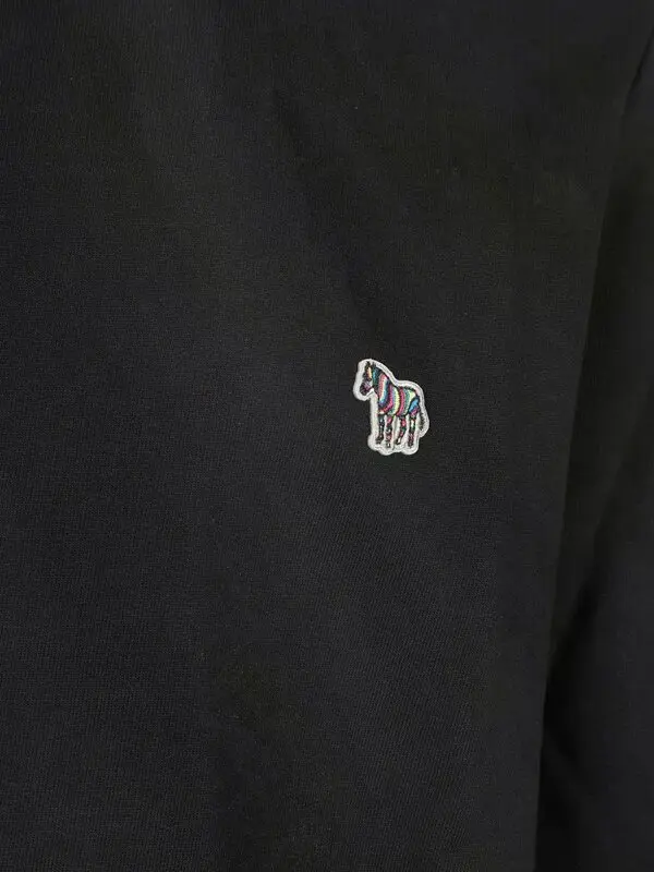 Paul Smith Cotton Embroidered Zebra-logo Sweatshirt