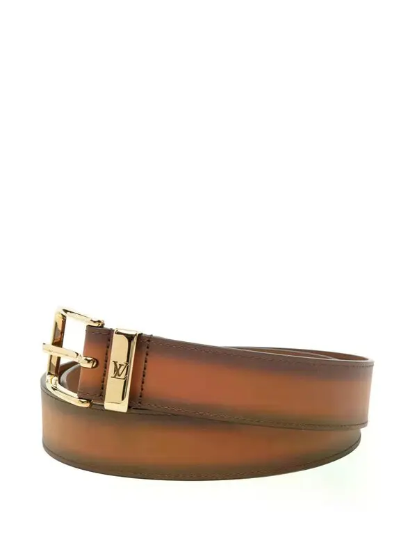 LOUIS VUITTON 2026 Patinated Calfskin Pont Neuf Belt