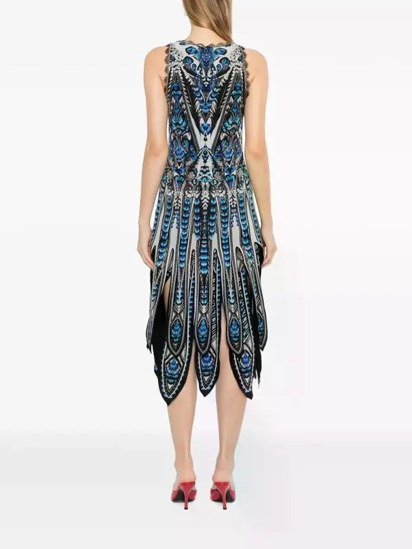 Roberto Cavalli All-over Graphic-print Dress