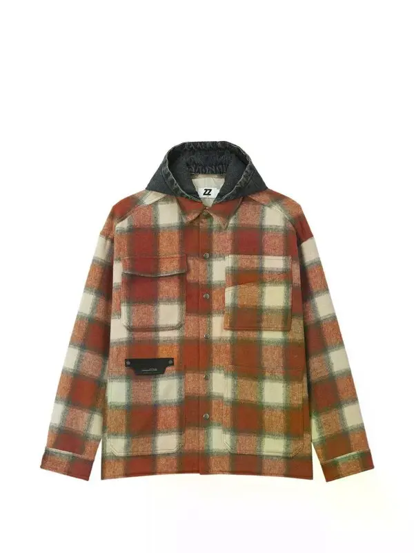 Izzue Check Hooded Jacket