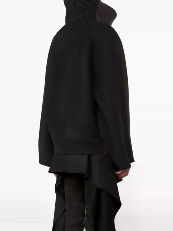 Sportmax High-neck Panelled Coat
