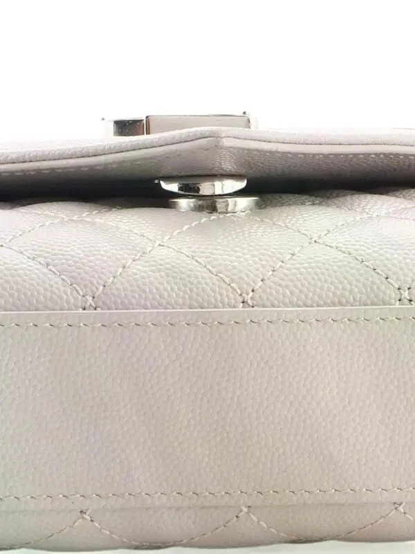 Saint Laurent Classic Monogram Envelope Satchel Mixed Matelasse Leather Small Crossbody Bag