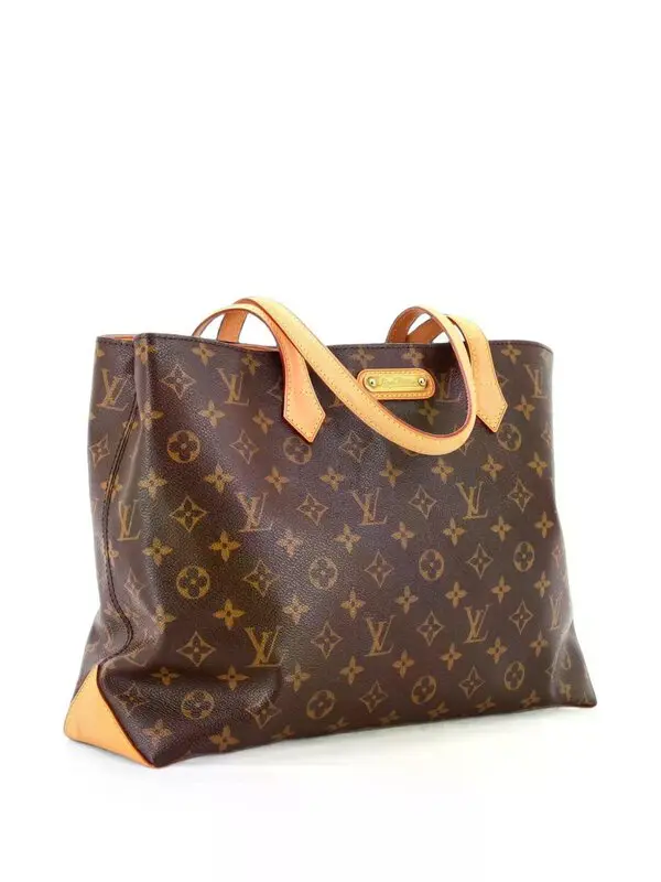 LOUIS VUITTON Wilshire Handbag Monogram Canvas Mm Tote Bag