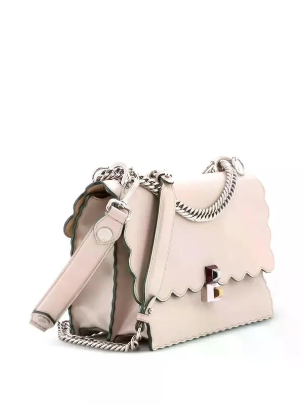Fendi Kan I Bag Leather Medium Shoulder Bag