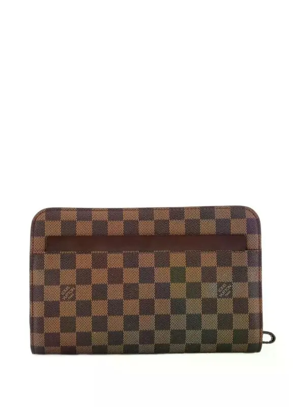 LOUIS VUITTON Pochette Saint Louis Damier Clutch Bag