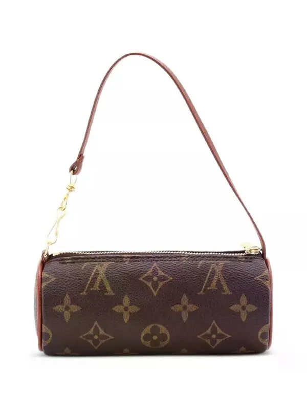 LOUIS VUITTON Papillon Pochette Monogram Canvas Mini Clutch Bag