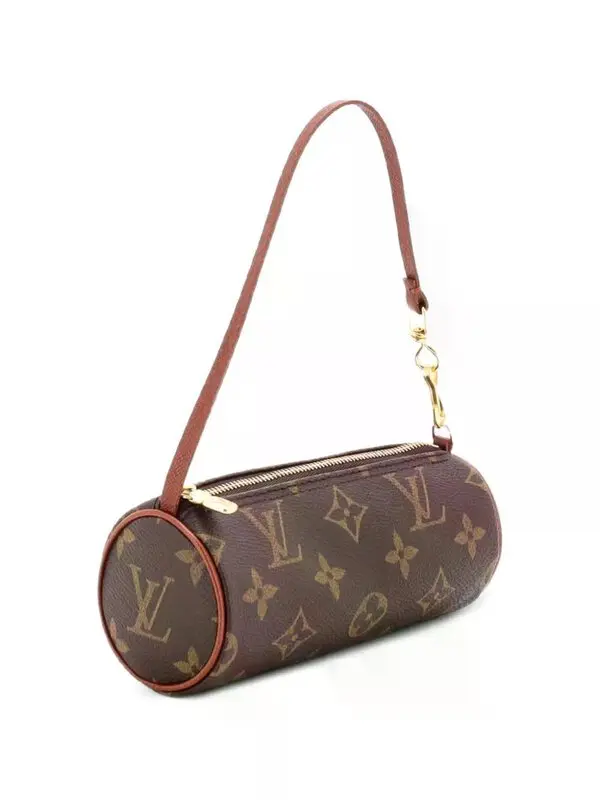 LOUIS VUITTON Papillon Pochette Monogram Canvas Mini Clutch Bag