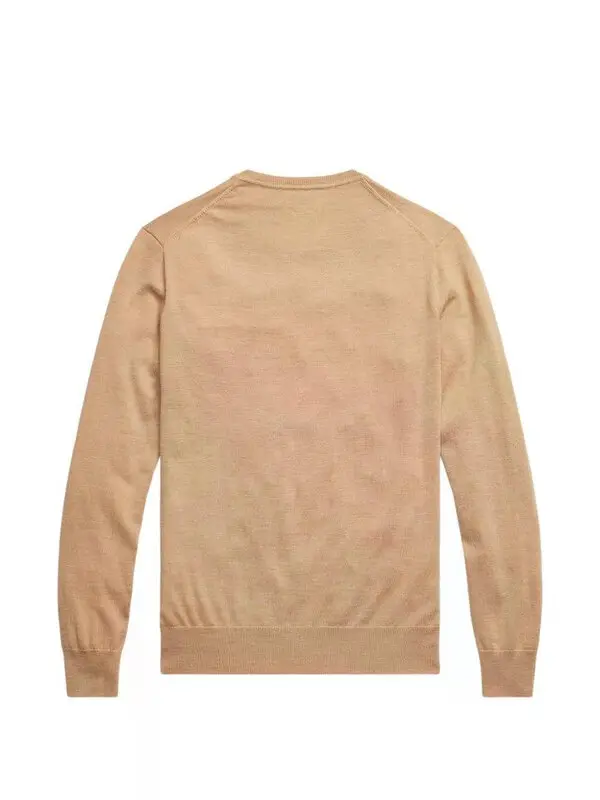 Polo Ralph Lauren Logo-embroidered Wool Sweater - Brown